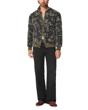 John Varvatos Giverny Floral Cardigan Sweater