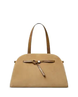 Tory Burch Romy Suede Bauletto Bag