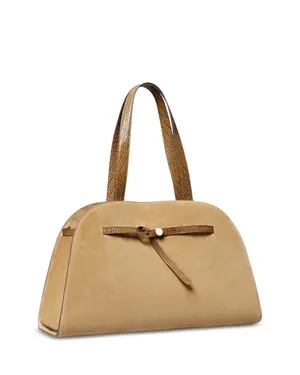 Tory Burch Romy Suede Bauletto Bag