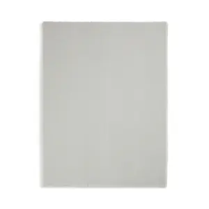 LANEROSSI Zebio Melange Merino Wool Throw Blanket - Light Grey