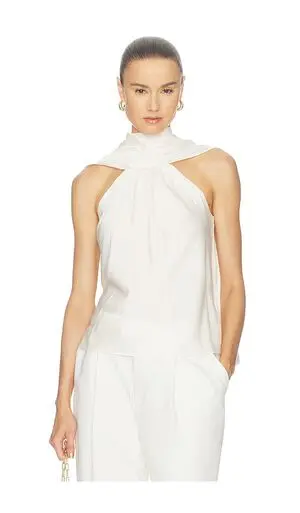 Simkhai Scarlett Cape Top - Ivory