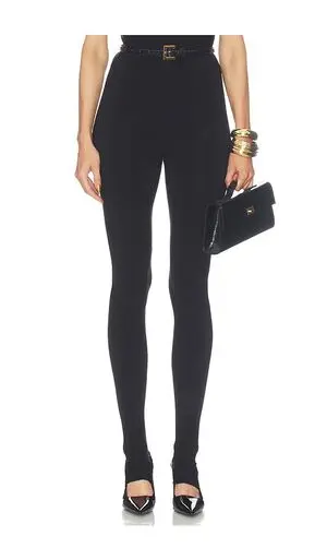 Norma Kamali Legging With Footie Without Waistband