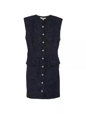 Maje Button-up Mini Dress - Blue