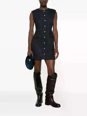 Maje Button-up Mini Dress