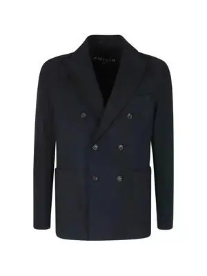 CIRCOLO 1901 Double-breasted Peak-lapels Blazer - Blue