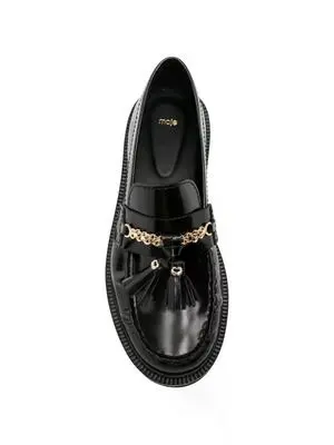 Maje Tassel-detail Chain-link Loafers