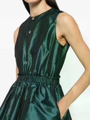 Maje Embellished-button Sleeveless Playsuit