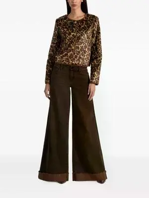 Alice + Olivia Alma Leopard-print Faux-fur Coat