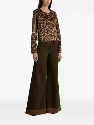 Alice + Olivia Alma Leopard-print Faux-fur Coat