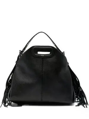Maje Fringe-detail Tote Bag - Black