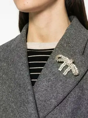 Maje Crystal-embellished Double-breasted Coat