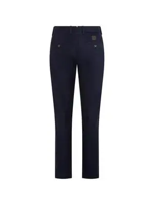 SLOWEAR Straight-leg Chino Trousers - Blue