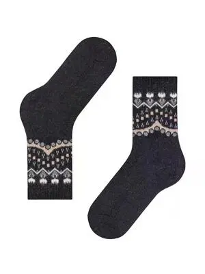 Falke Fair Isle Knit Socks