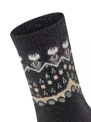 Falke Fair Isle Knit Socks