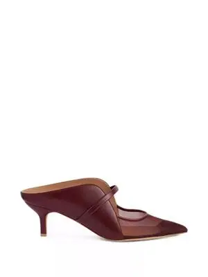 MALONE SOULIERS Maureen Arc Mesh-panelled Mules