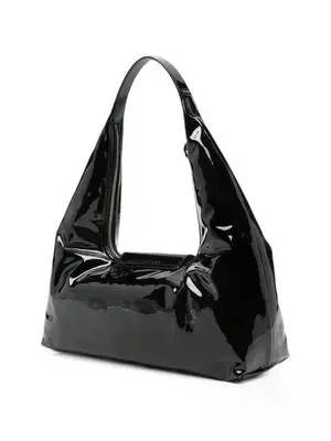 Longchamp Xtra L Le Pliage Patent-finish Shoulder Bag
