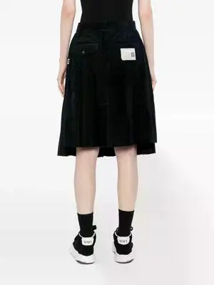 Mihara Yasuhiro Pleated A-line Skirt