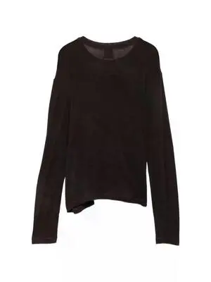 ALYSI Knot-detail Long-sleeve Sweater