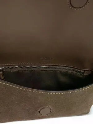 Kate Spade New York Loop Knotted Suede Shoulder Bag - Brown