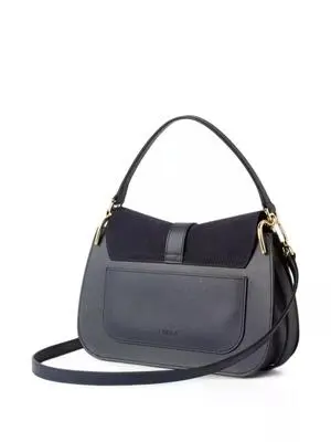Furla Logo-plaque Top-handle Tote Bag - Blue