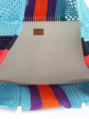 Gucci Interlocking G Web Raffia Large Tote Bag
