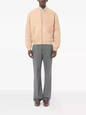 Valentino Garavani Nylon Bomber Jacket With Vgold