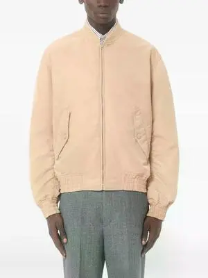 Valentino Garavani Nylon Bomber Jacket With Vgold