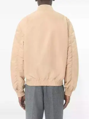 Valentino Garavani Nylon Bomber Jacket With Vgold