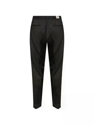 BRIGLIA 1949 Wimbledons Tapered Trousers - Grey
