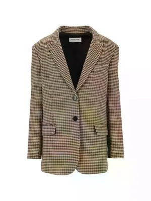 AL DUCA D’AOSTA 1902 Micro-check Oversized Blazer