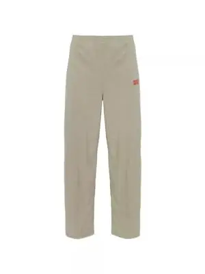 American Vintage Logo-print Wide-leg Track Pants - Neutrals