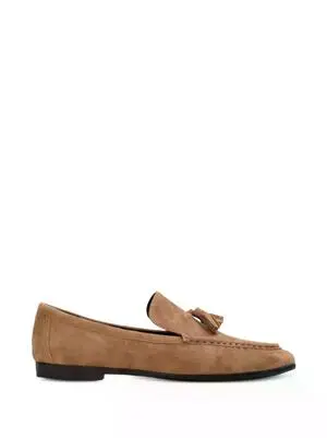BLACK SUEDE STUDIO Finn Tassel Loafers - Neutrals