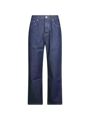 ARTE ANTWERP Big A Logo-patch Straight-leg Jeans