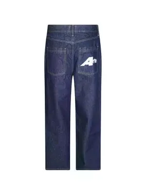 ARTE ANTWERP Big A Logo-patch Straight-leg Jeans