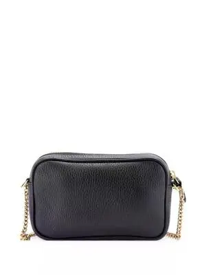 Gucci Gg Marmont Crossbody Bag Leather Mini Shoulder Bag - Black