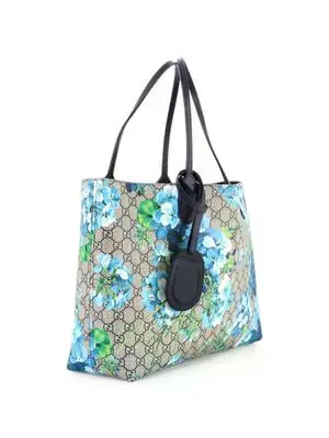 Gucci Reversible Blooms Gg Print Leather Medium Tote Bag