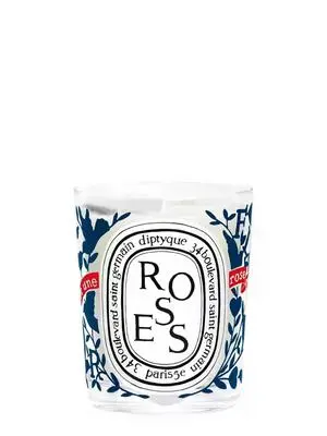DIPTYQUE Floral-print Glass Candle