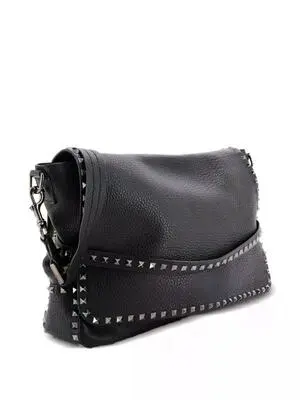 Valentino Garavani Rockstud Leather Large Cross Body Messenger Bag
