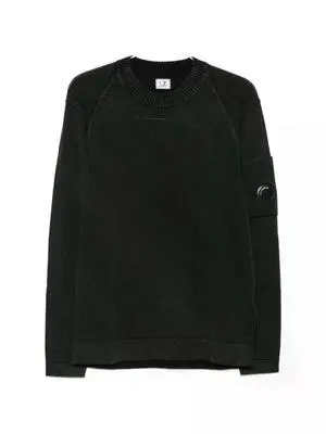 C.P. COMPANY Crew-neck Wool Sweater - Grey