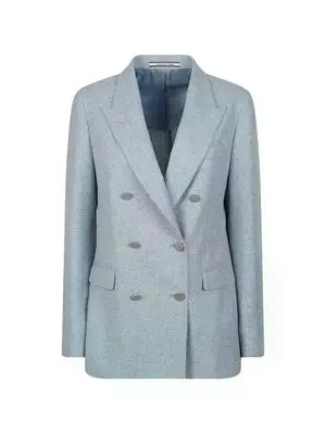 Tagliatore Herringbone Double-breasted Blazer