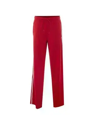ANIYE BY Sienna Lace-trim Track Pants - Red