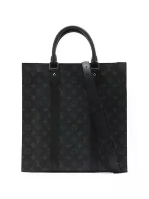 LOUIS VUITTON 2010-2026 Monogram Eclipse Sac Plat Satchel