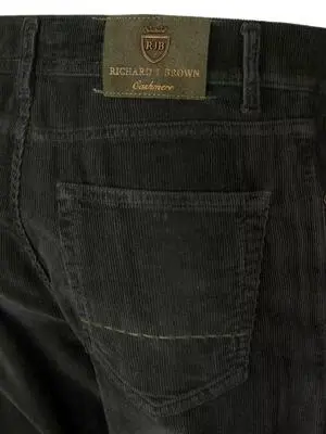 RICHARD J. BROWN Corduroy-effect Straight-leg Trousers