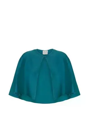 FORTE_FORTE Button-fastening Cropped Cape