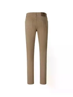 RICHARD J. BROWN Logo-embroidered Slim-fit Trousers