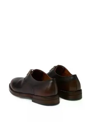 Marsèll Tubetto Burnished-effect Lace-up Derby Shoes