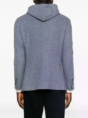 Eleventy Layered-effect Hooded Jacket