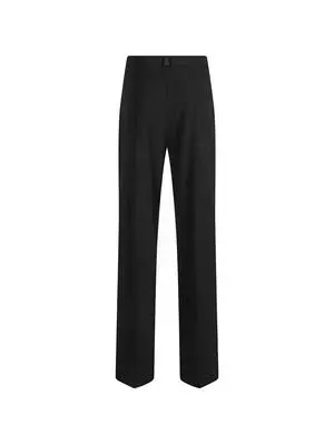 Patrizia Pepe Pressed-crease Tailored Trousers - Black