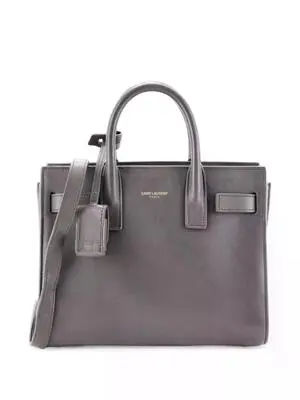 Saint Laurent Sac De Jour Bag Leather Nano Tote Bag