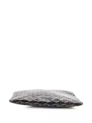 Goyard Senat Zip Coated Canvas Mm Pouch - Brown